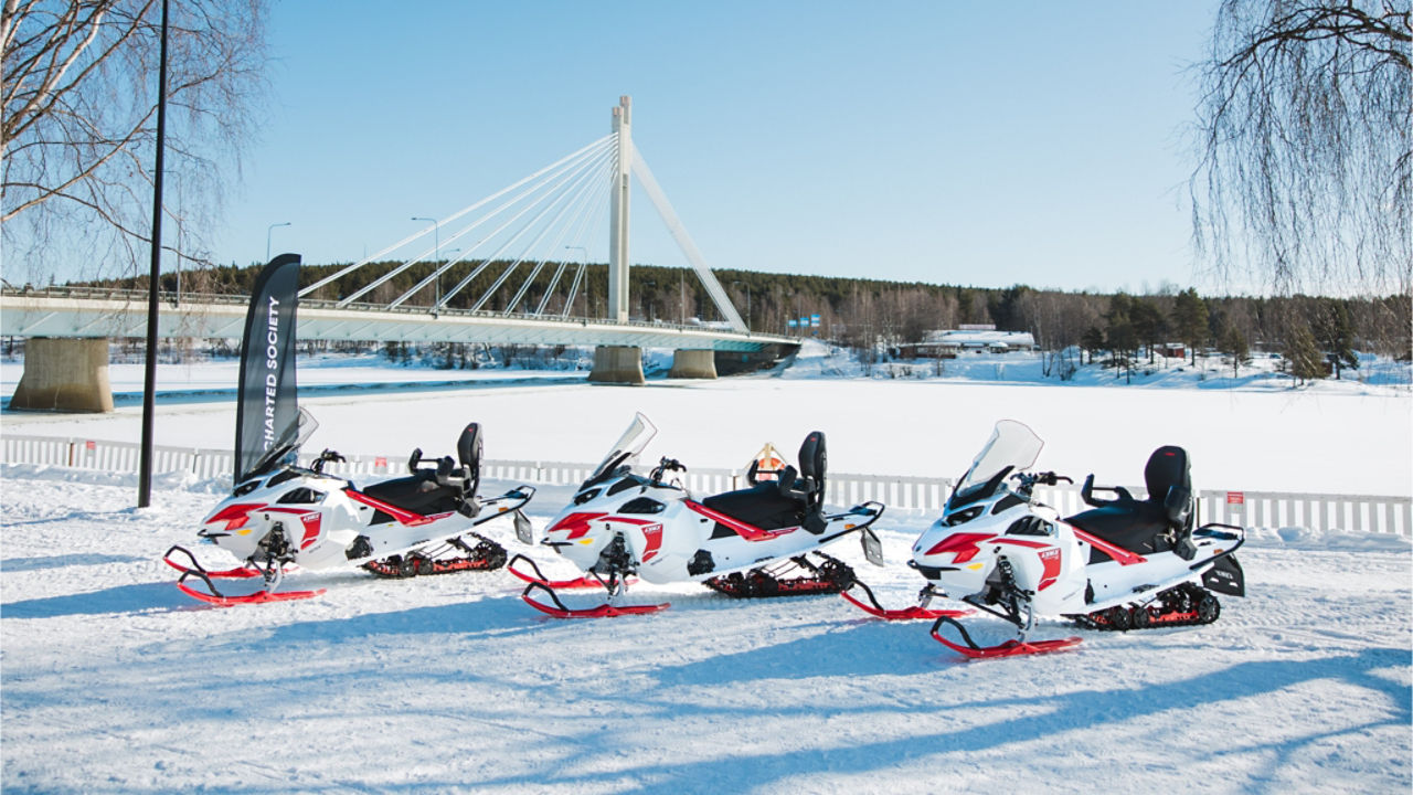 Snowmobile Tour of the Arctic Circle - Uncharted Society